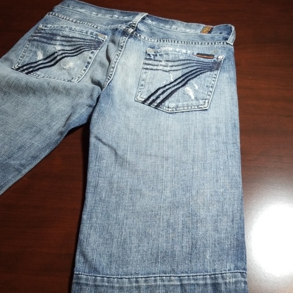 7 For All Mankind | Shorts | 7 Fam Dojo Short Bermuda Distressed | Poshmark